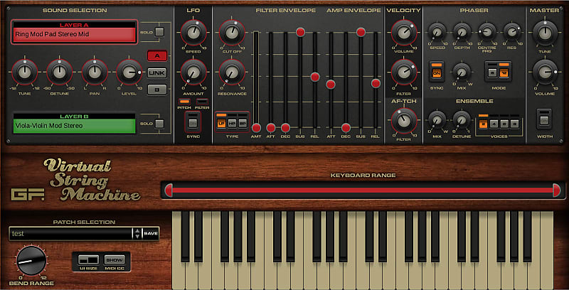 New GForce Virtual String Machine - VINTAGE STRING ENSEMBLES | Reverb