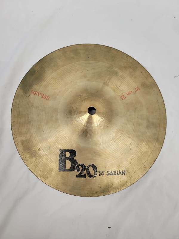 1980's Sabian B20 10" Splash Cymbal (178-9) | Reverb
