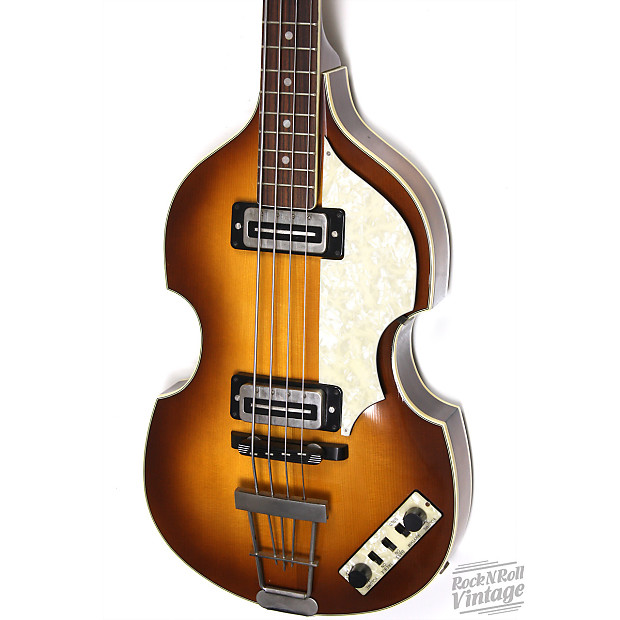 90s Hofner 500/1 Violin "Beatle" Bass Sunburst | Reverb