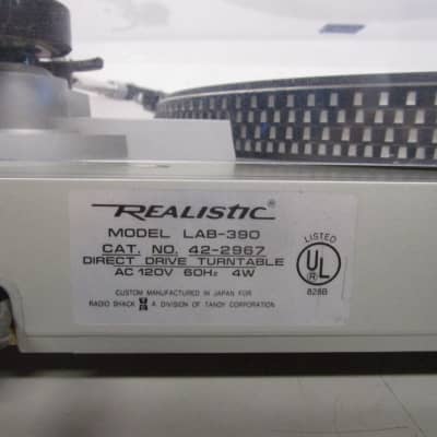 Realistic Lab-390 Turntable | Reverb