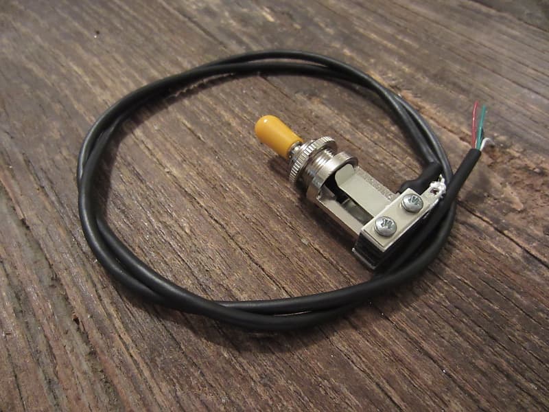 Amber Switch Tip | Switchcraft Modern Pre-Wired Short Frame | Reverb