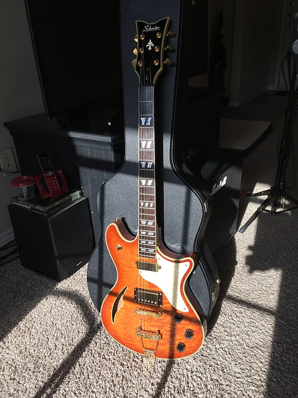 Schecter TSH-1 2004 Amber | Reverb