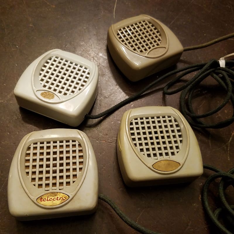 Lot 4 BROKEN Turner Silvertone Heathkit Telectro 907 908 Harp | Reverb