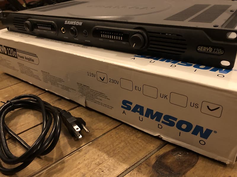 Samson Servo 120a Power Amplifier | Reverb
