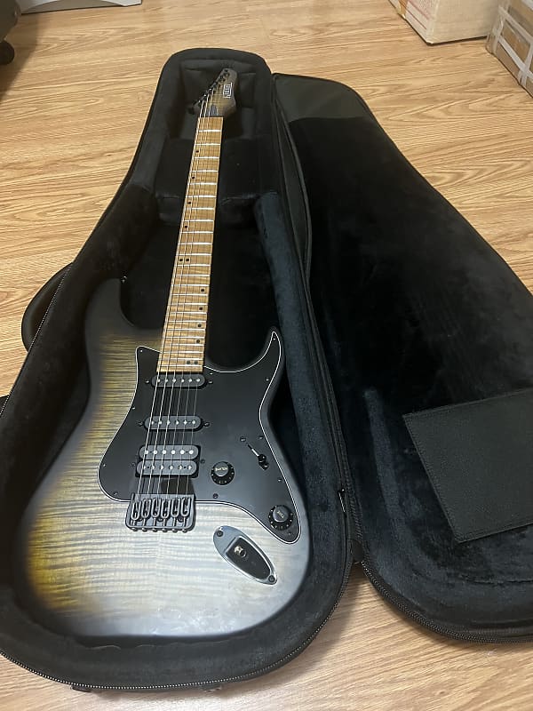 Kiesel Delos-6 String Translucent Tobacco Sun Cali-Burst | Reverb