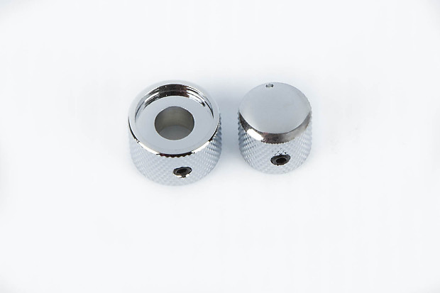 Concentric Stacked CHROME Knobs Inner and Outer knobs FREE | Reverb