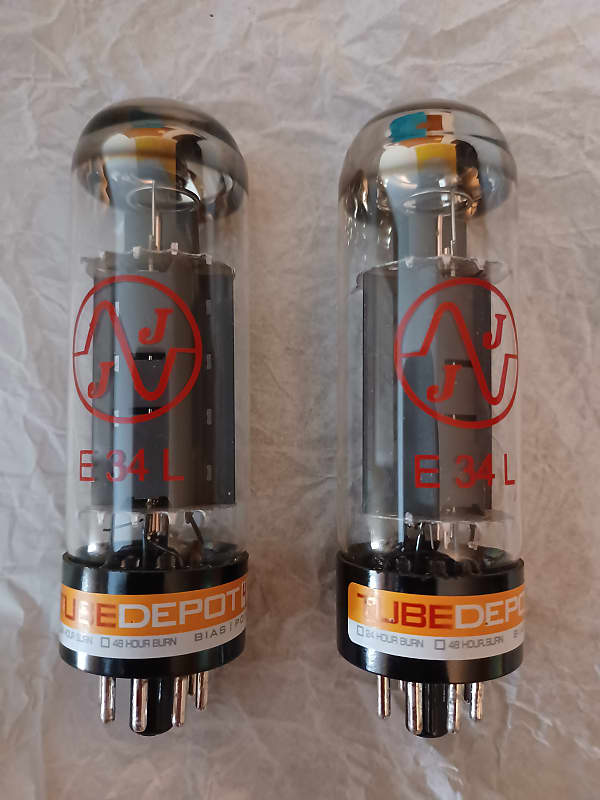 JJ Electronic E34L Power Vacuum Tubes - Matched Pair | Reverb