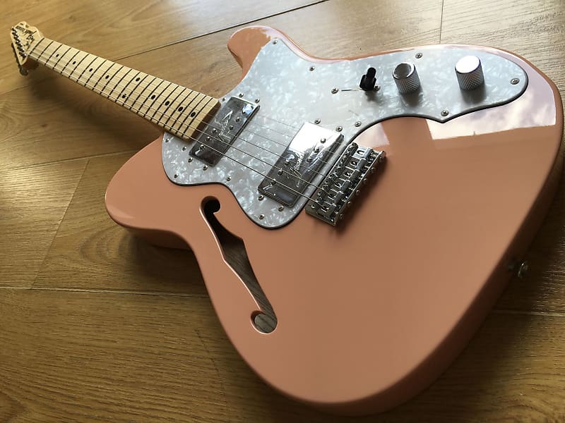 Fender Ltd Edition Shell Pink Telecaster Thinline 1972 | Reverb
