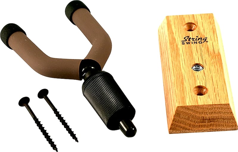 String Swing Hardwood Home and Studio Guitar Hanger Oak | Reverb