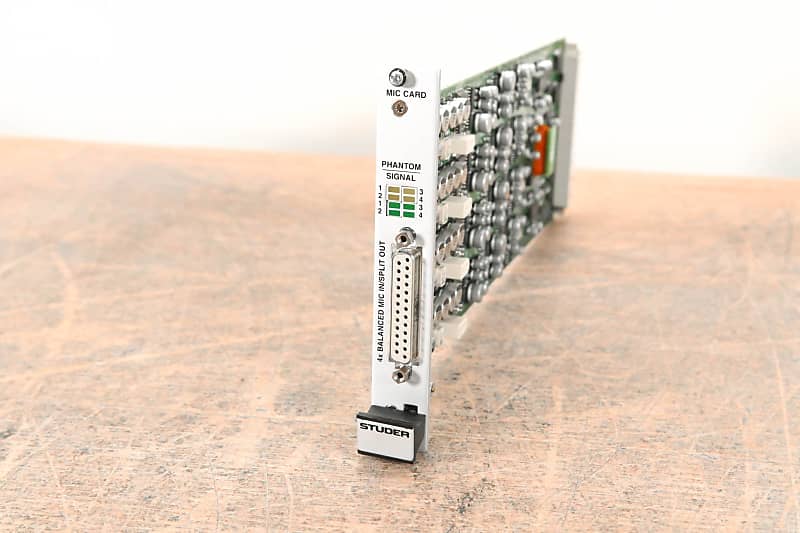 Studer Mic/Line In Card for D21m Modular I/O System | Reverb Australia