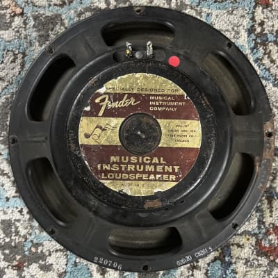 1967 Fender Jensen Special Design 12 Inch 8 OHM Vintage | Reverb