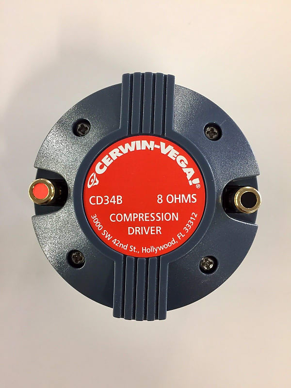 Authentic Cerwin-Vega CD34B Tweeter Driver CD34B from the | Reverb