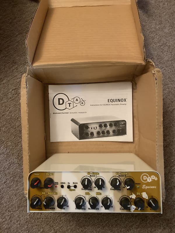 D-TAR Equinox Parametric Equalizer Presmp 2006? | Reverb
