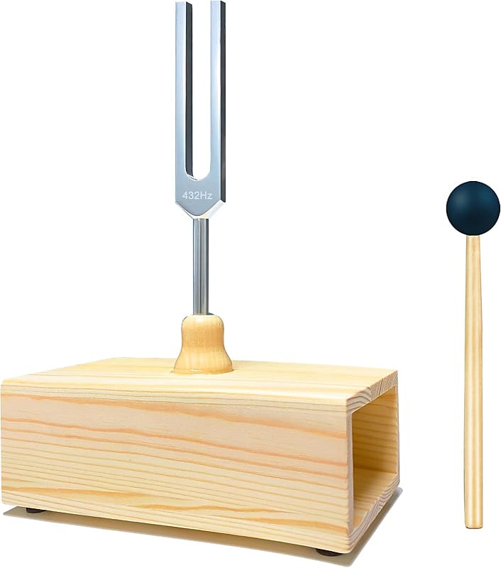 \432 Hz Tuning Fork with Resonance Box, Aluminum Alloy, | Reverb