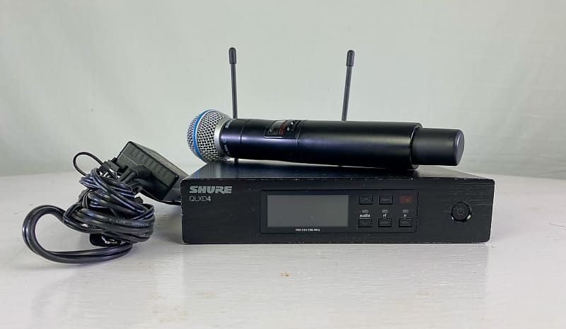 Shure QLXD4 Receiver with QLXD2 Microphone with Beta58a | Reverb
