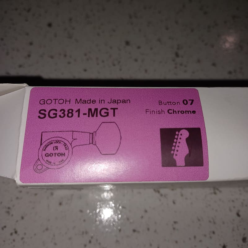 Gotoh SG381-07 MGT Locking Tuners 6 in line Set 16:1 2020 - | Reverb