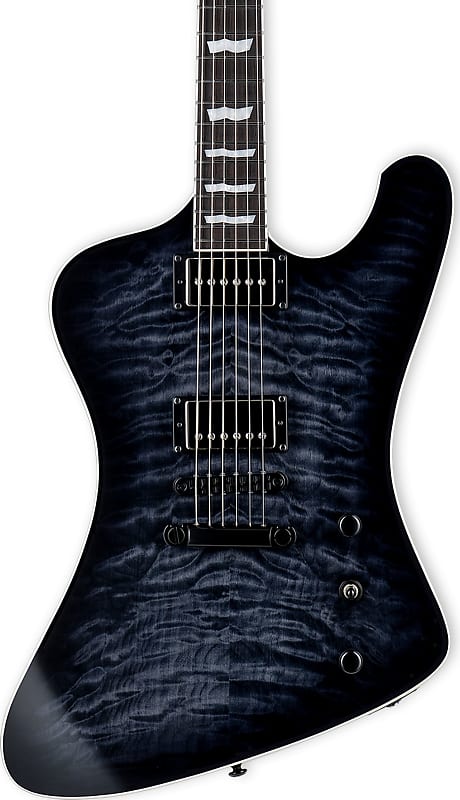 ESP LTD Phoenix-1000 Electric Guitar, Ebony Fingerboard, See | Reverb