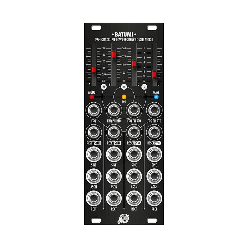 Xaoc Devices Batumi II Black Panel - Accessory for Modular | Reverb