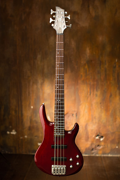 Wolf 8 string bass 2016 Burgundy | Reverb