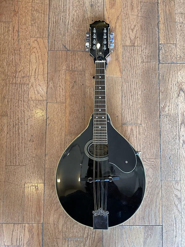 Oscar Schmidt OM-12B Black Mandolin by Washburn | Reverb