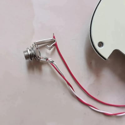 Mint Green Strat Style Guitar Loaded Prewired Pickguard with | Reverb