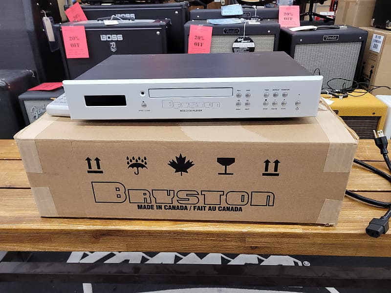 Bryston BCD-3 CD Player 2019 Silver | Reverb