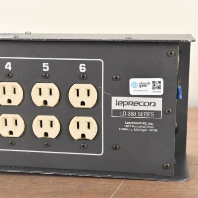 Leprecon LD-360-DMX-HP 6-Channel Edison DMX Dimmer | Reverb Australia