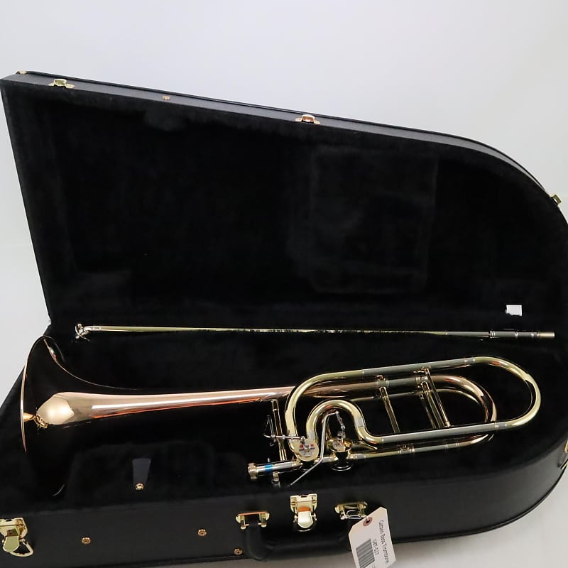 Getzen Eterna Model 1052FDR Dual Rotor Bass Trombone OPEN BOX | Reverb