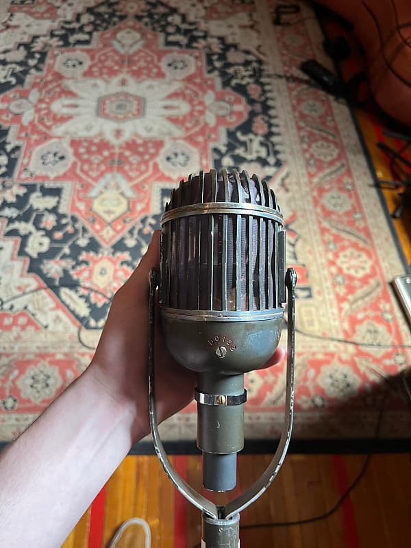 Altec 639B Vintage Microphone w/Yoke Serviced Clean Working | Reverb