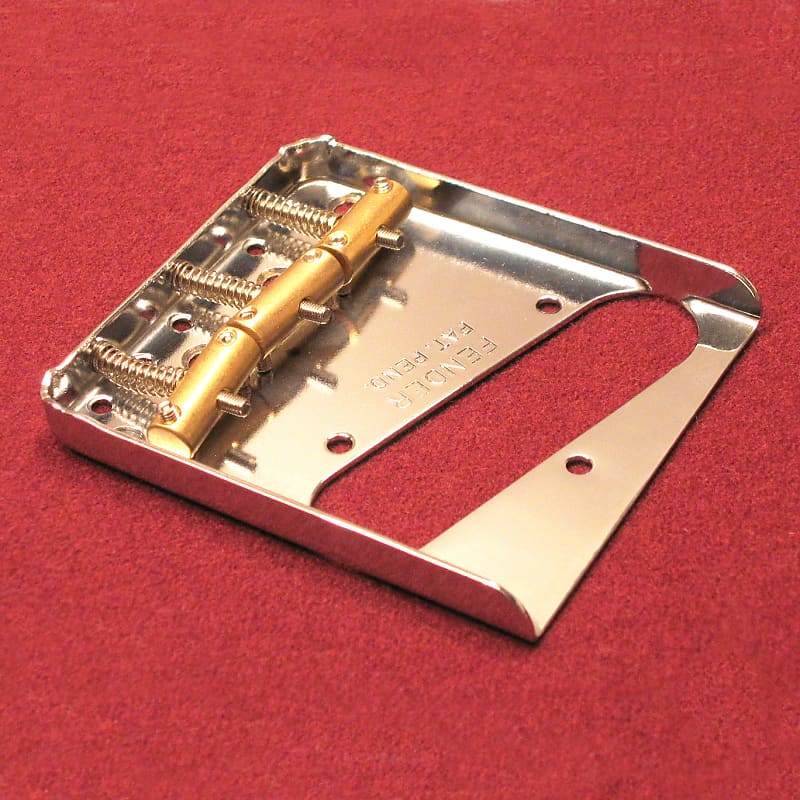 Fender Telecaster Vintage Style Bridge - w/ (3) Custom | Reverb