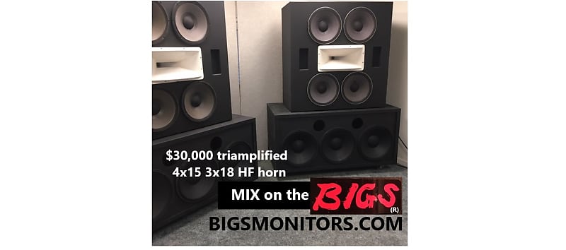 BIGS Studio Monitors Quad 2024 - walnut | Reverb