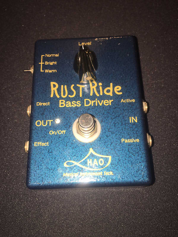 HAO Rust Ride Bass Driver Overdrive Pedal Excellent | Reverb