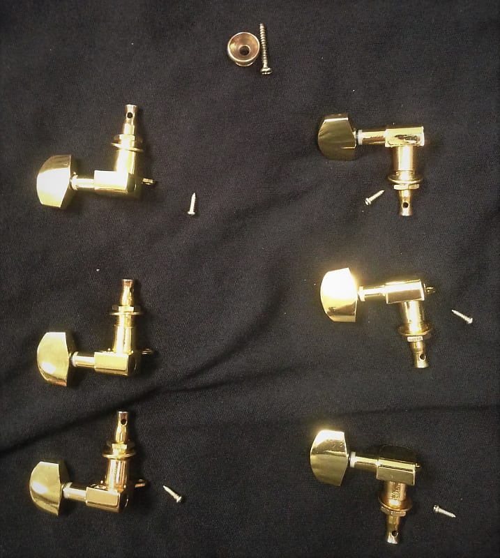 Gold-like Tuners from Washburn WF110 Acoustic (Complete set | Reverb