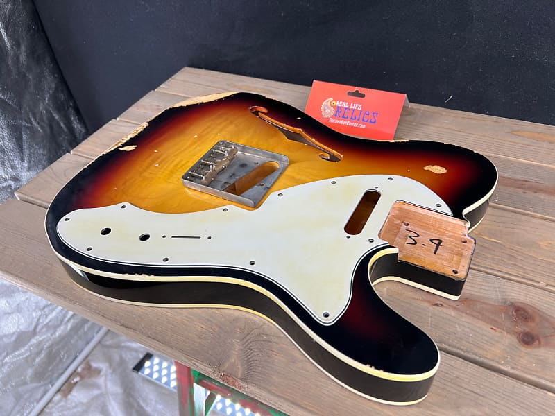 Real Life Relics Nitro 69 Thinline Tele® Telecaster® Body | Reverb