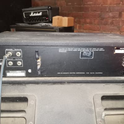 Acoustic 370 Acoustic Bass Amp with 301 folded horn cabinet | Reverb