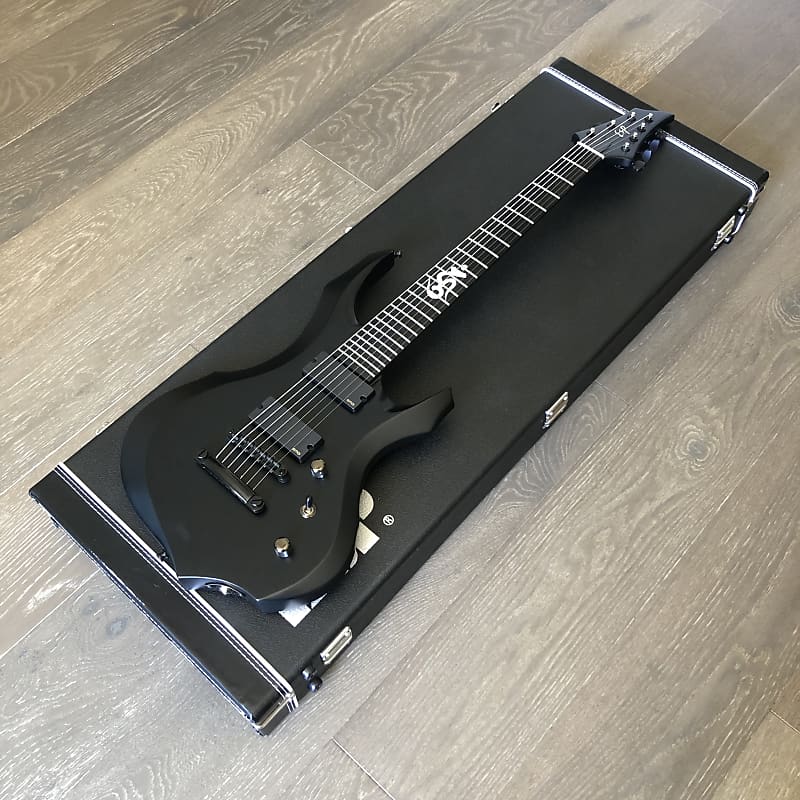 ESP F Sanskrit 7 Standard Series Forest 2011 Black Satin | Reverb