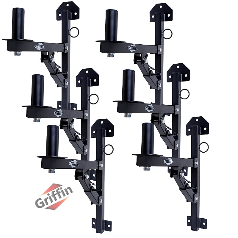 PA Speaker Wall Mount Bracket Stands (6 PACK) by GRIFFIN | | Reverb