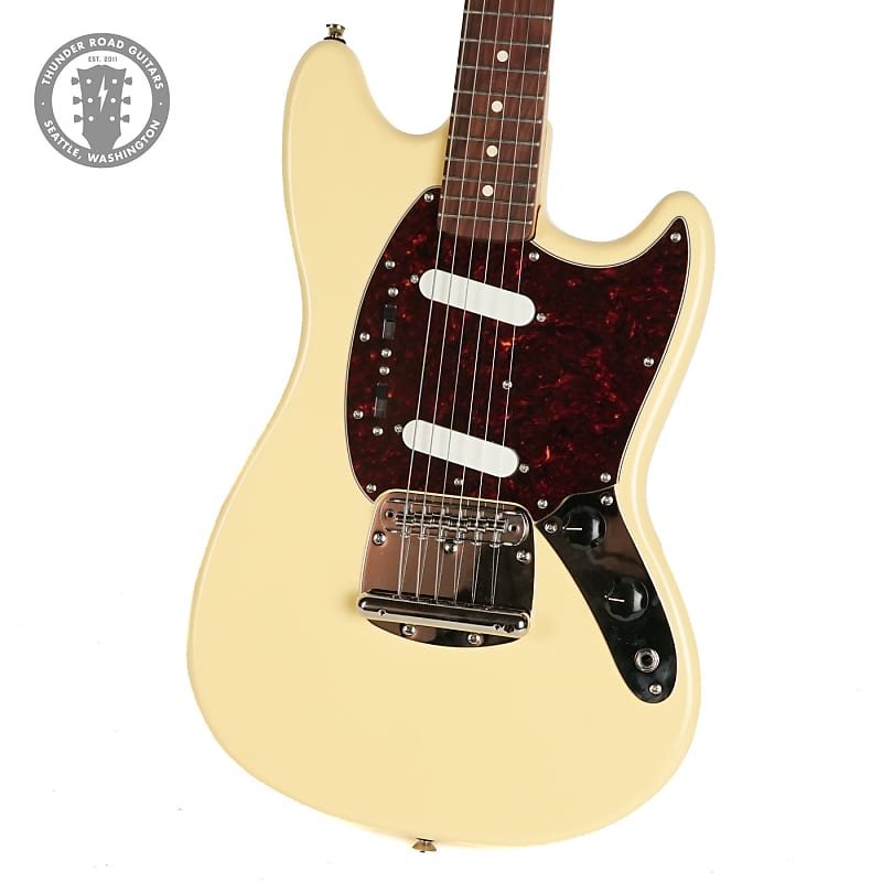 2017 Fender / Squier Mustang Olympic White | Reverb UK