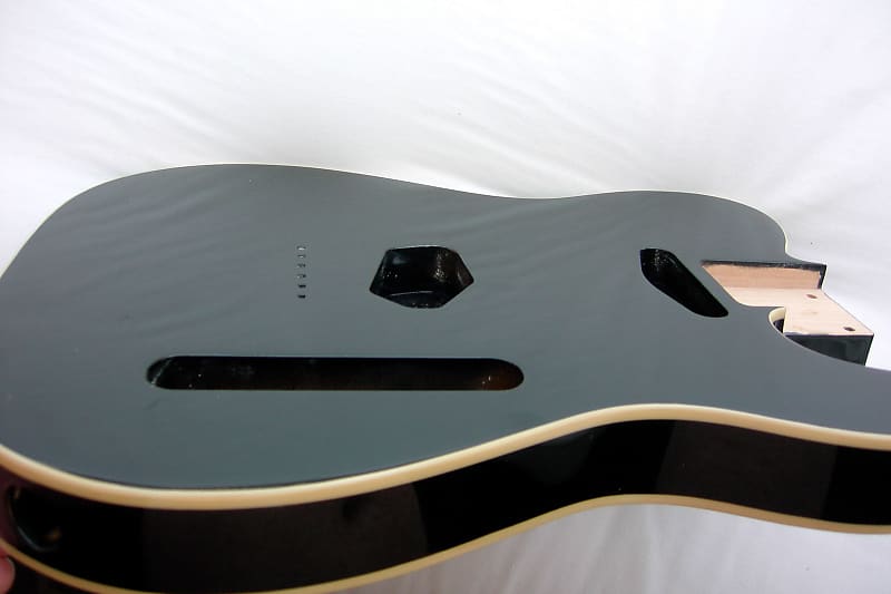 SALE* Telecaster BODY / BLACK w/BINDING / Alder / GLOSS | Reverb