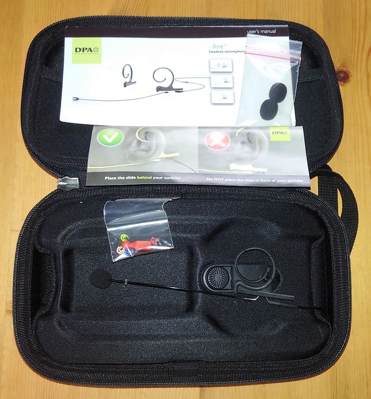 DPA d:fine FIO B00 Black (WAVEFORM TESTED) Single Ear | Reverb