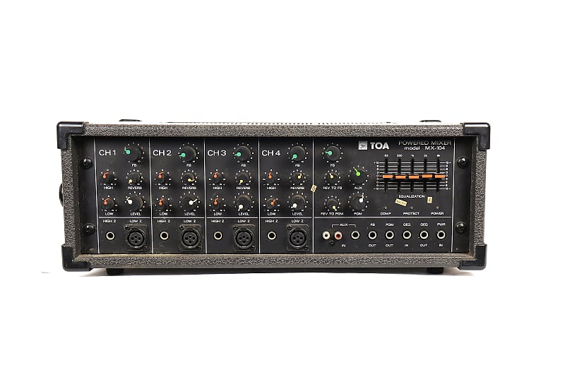 TOA MX-104 4-Channel Powered Mixer | Reverb