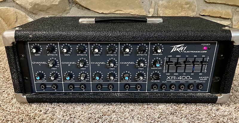 Peavey XR-400 200H Power Module Amplifier Powered Mixer 100W | Reverb