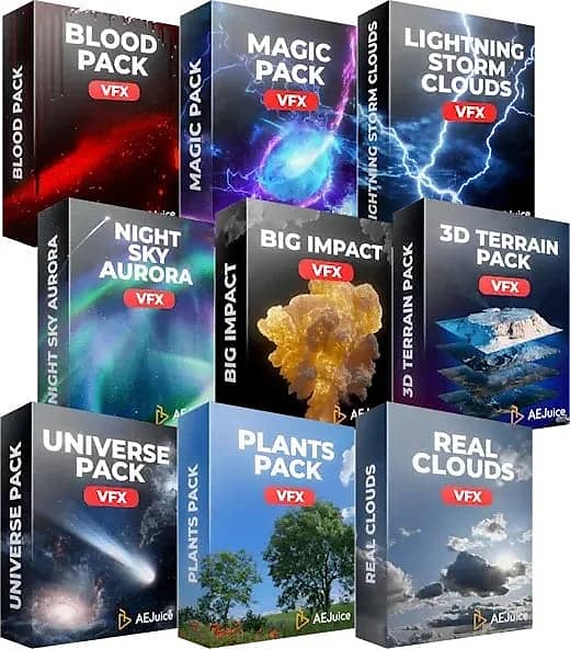 AEJuice Film VFX Bundle (Download) | Reverb UK
