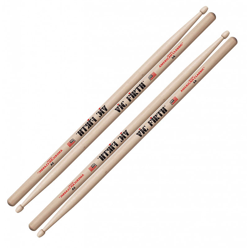 Vic Firth Drum Sticks 5A USA Hickory X2 PAIR OFFER | Reverb
