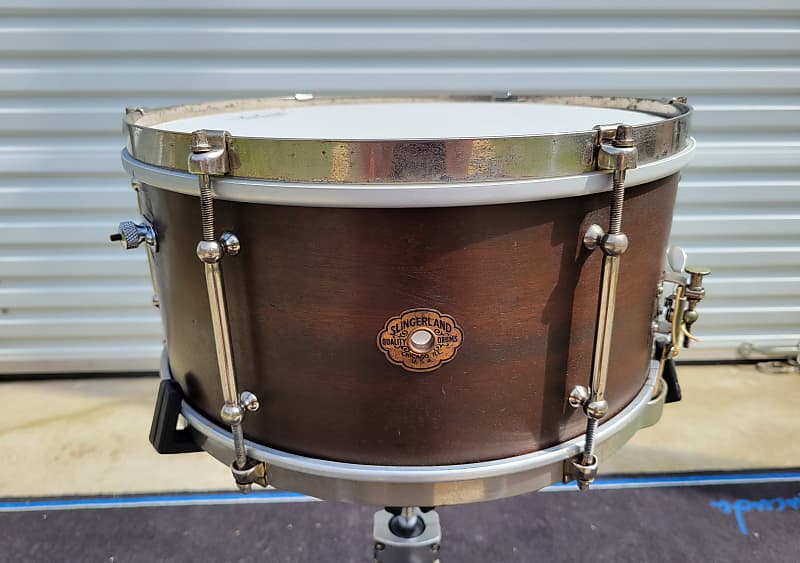 Slingerland 1930's Universal 6 Lug Wood Shell Snare Drum | Reverb