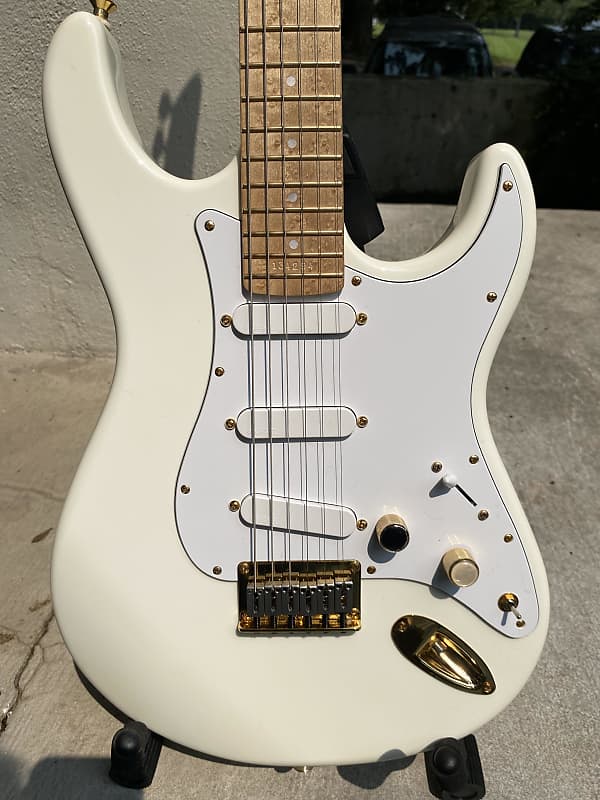 2010s Kiesel Bolt 6 USA Custom Shop "Marilyn" - White with | Reverb