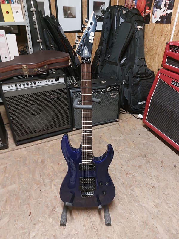 ESP LTD MH - 100 - Blu Elettrico | Reverb