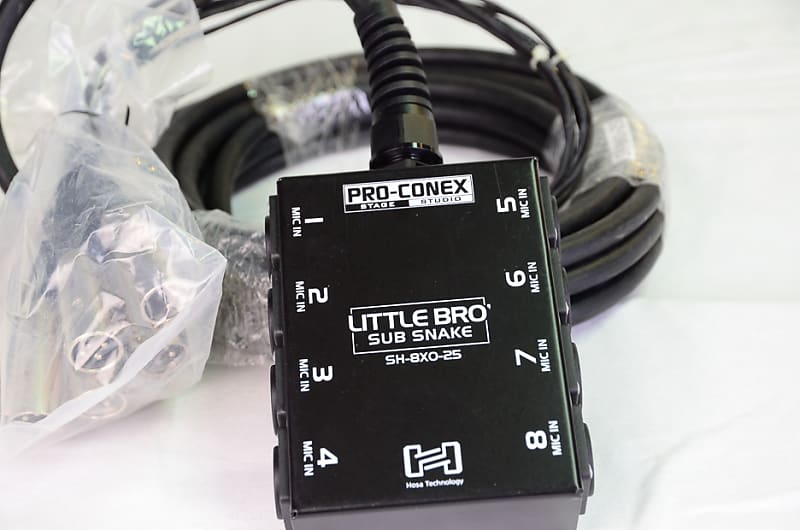 Hosa Little Bro Sub Snake 25' 8 XLR | Reverb