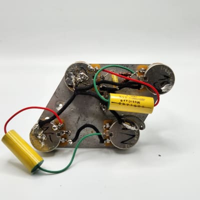 1979 Gibson Control Panel, Pots & Can (Came from Gibson LP | Reverb