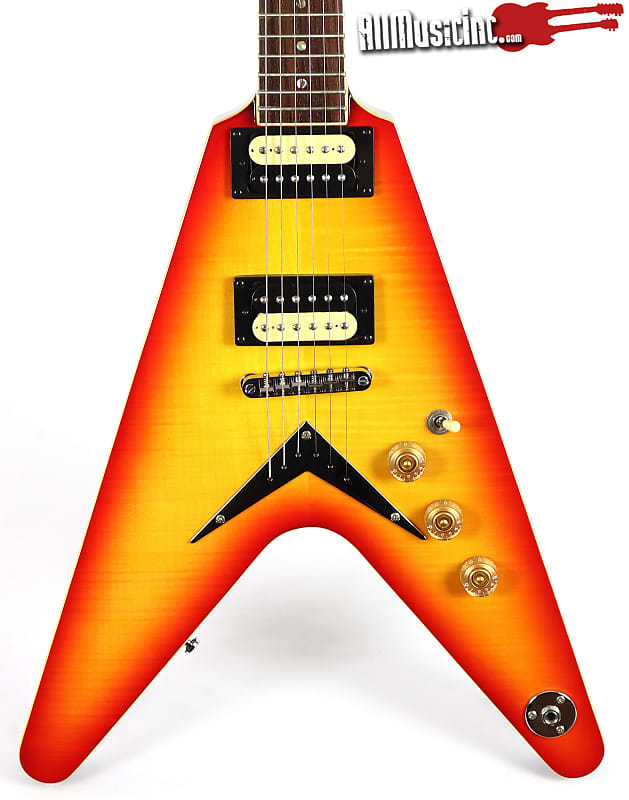 Dean V79 TCS Trans Cherry Sunburst Electric Guitar 7 lbs 3 oz | Reverb